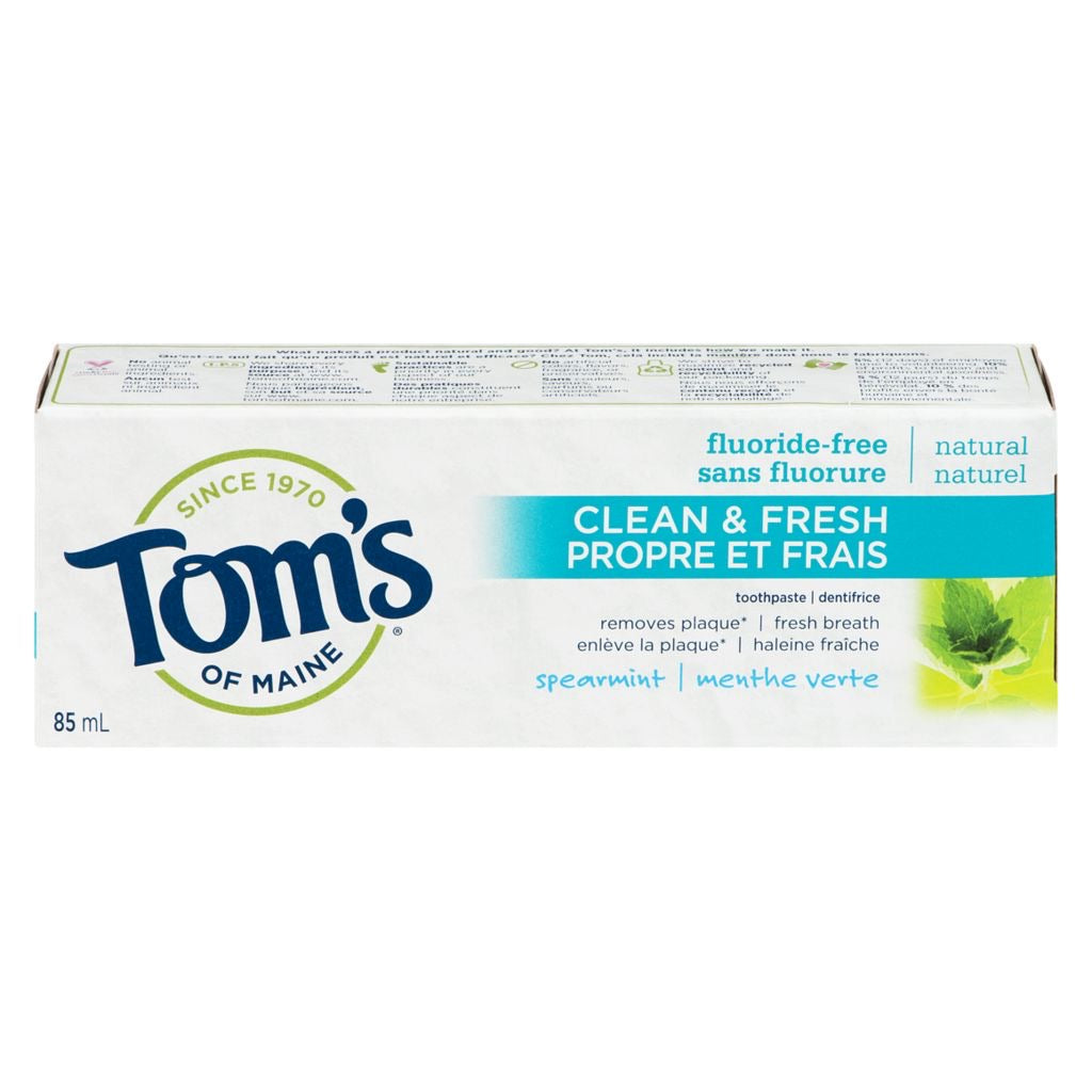 Tom’s Clean and Fresh Cavity Protection Spearmint Toothpaste – RAD ...